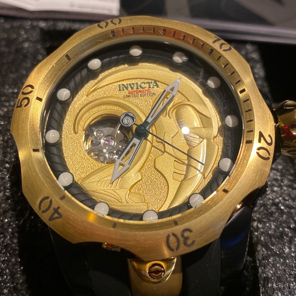 Invicta | Accessories | Invicta Limited Edition Marvel Loki Gold ...